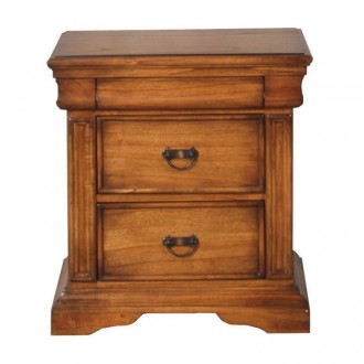 Valentino Antique Oak Night Table - Sofa Beds | ConstructionAREA.co.uk